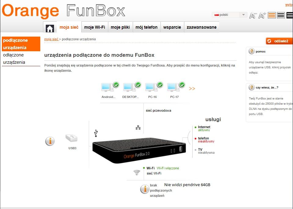 Funbox 2.0 - Problem z dyskiem USB – Strona 3 - Nasz Orange - 115404