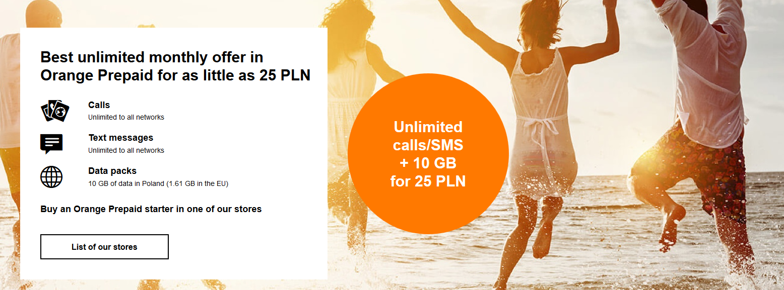 Oferta prepaid w językach obcych - Nasz Orange - 122433