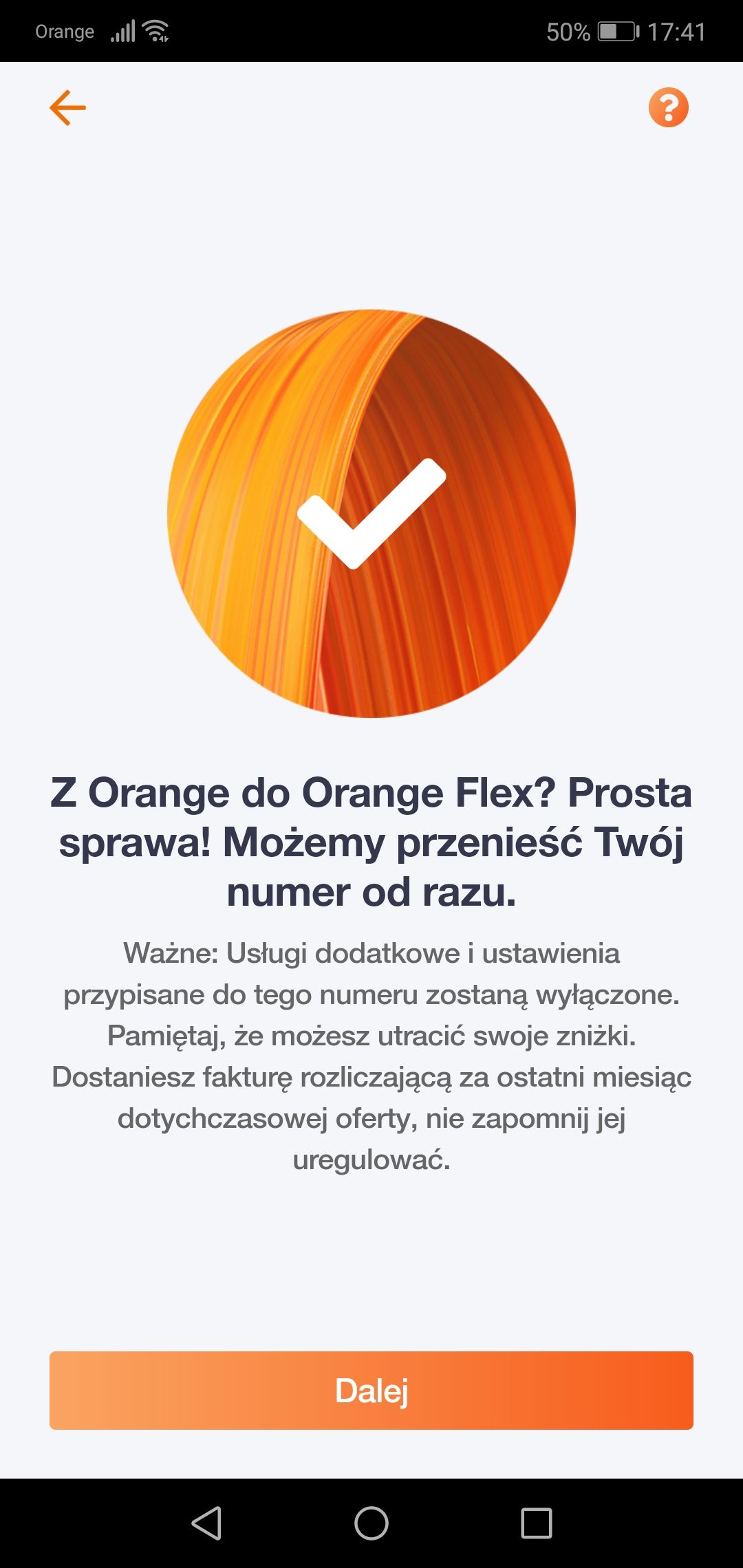 Przejście z Orange Abonament na Orange Flex - Nasz Orange - 138221