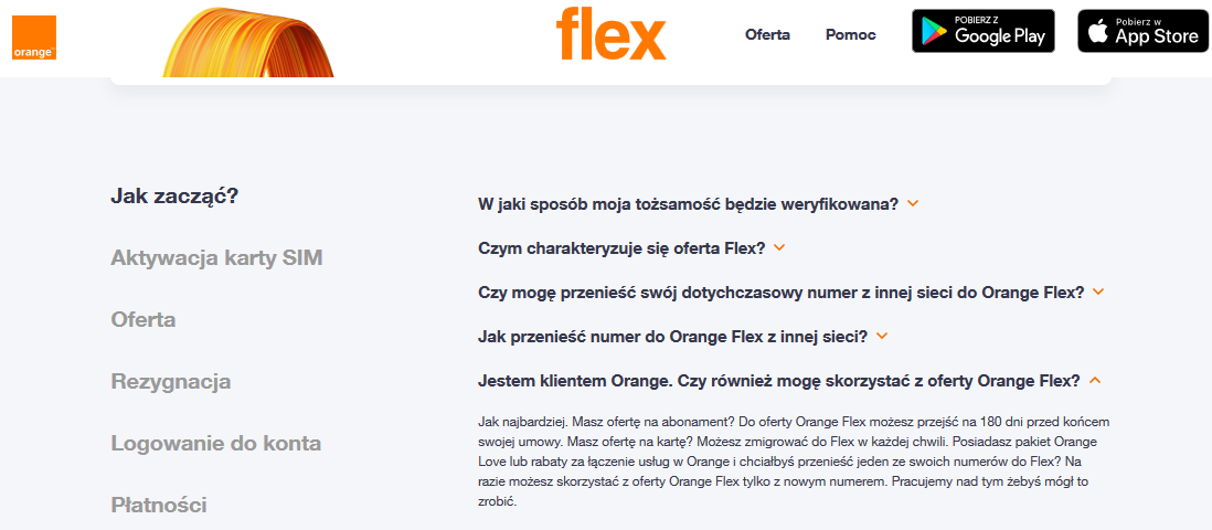 Przejście z Orange Abonament na Orange Flex - Nasz Orange - 138221