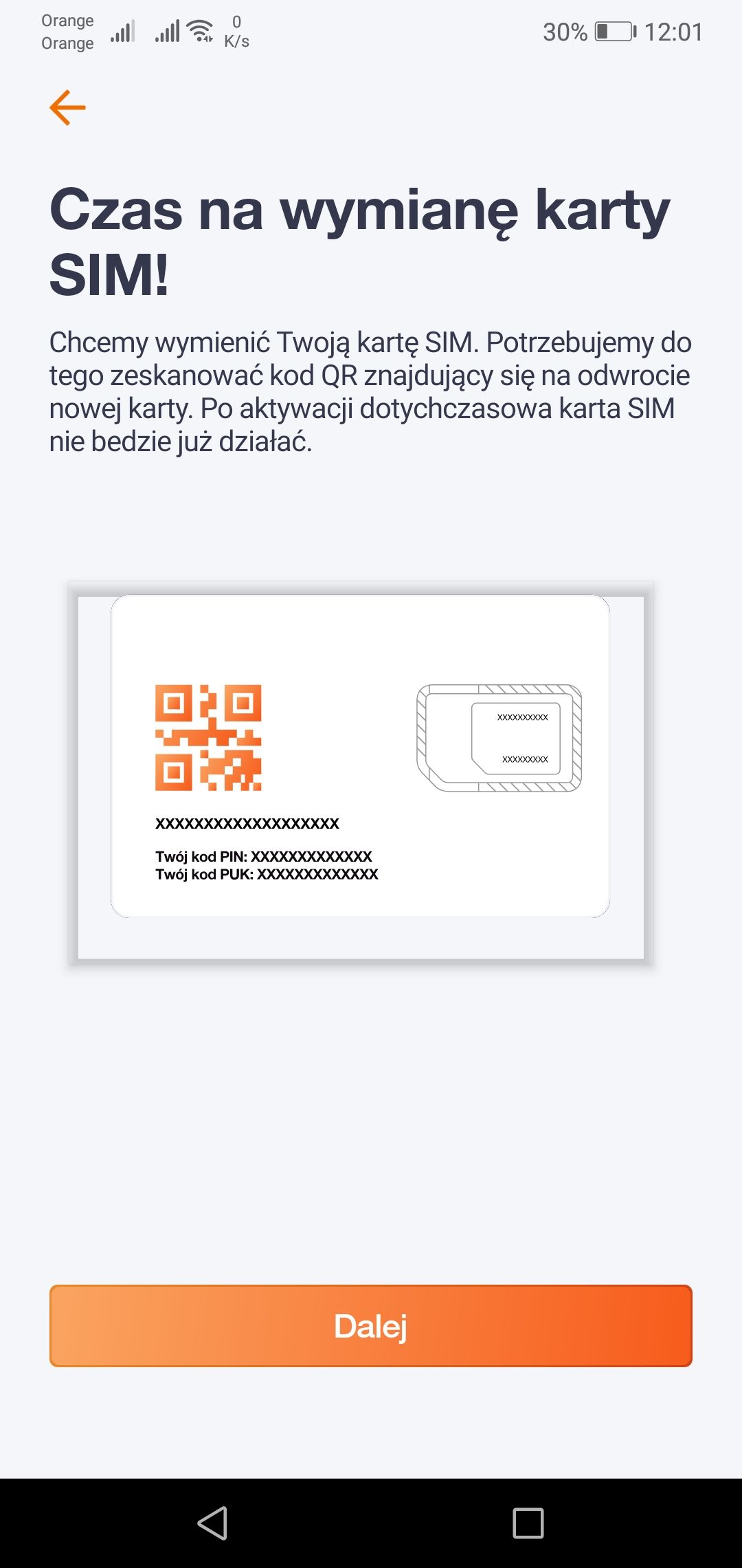 Wymiana karty sim we Flex - wersja obrazkowa - Nasz Orange - 154104