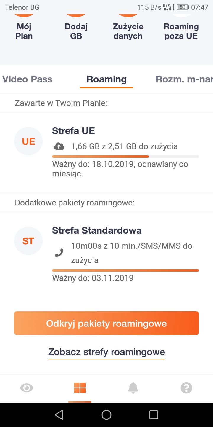 Orange Flex w roamingu II Strefa (Więcej Europy) - Nasz Orange - 158441