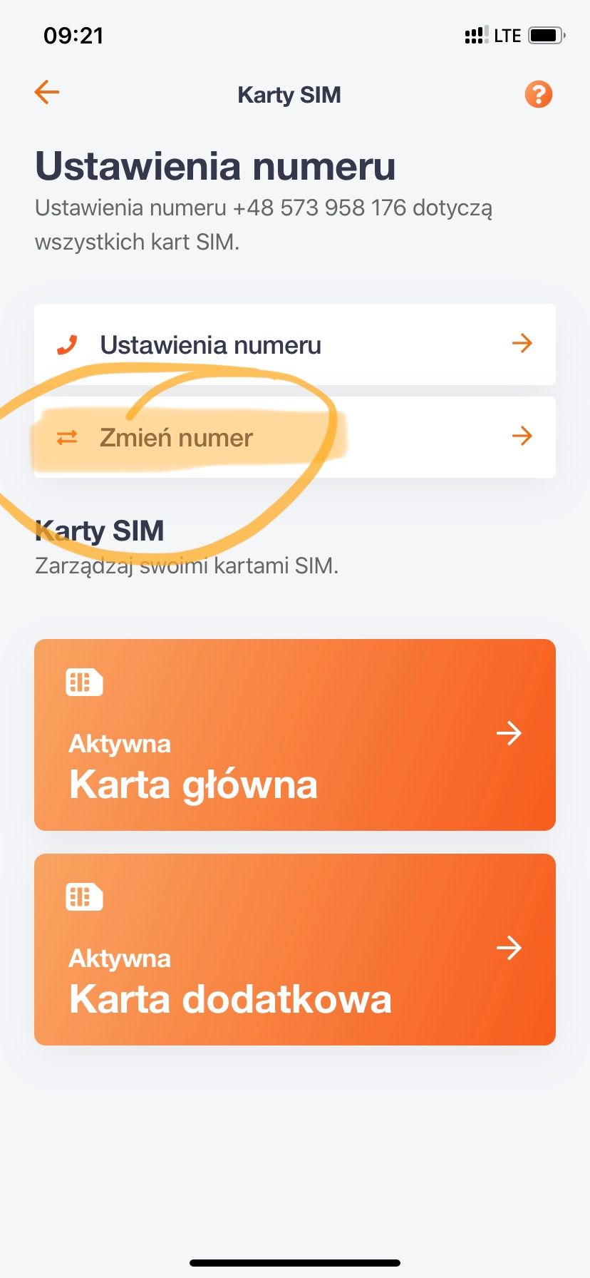Zmieniamy numer w Orange FLEX! - Nasz Orange - 166048