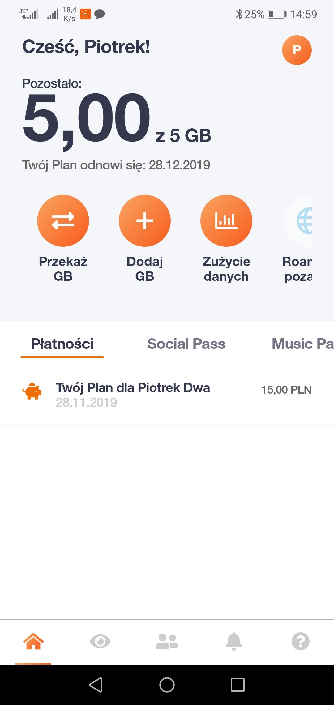 Flex Rodzina - logowanie na numer dodatkowy - Nasz Orange - 169216