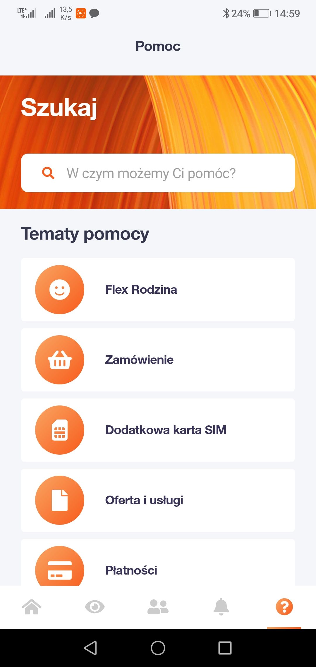 Flex Rodzina - logowanie na numer dodatkowy - Nasz Orange - 169216