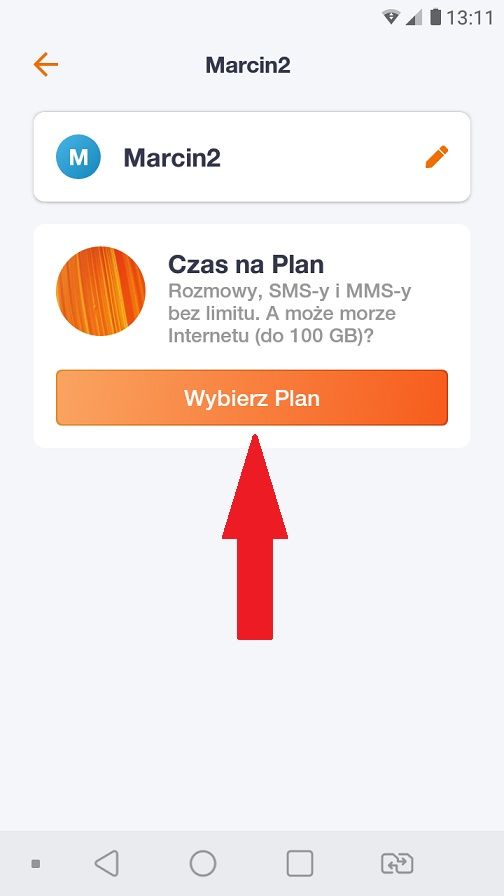 Flex Rodzina - Dodatkowy numer Plan 15 - Nasz Orange - 174261
