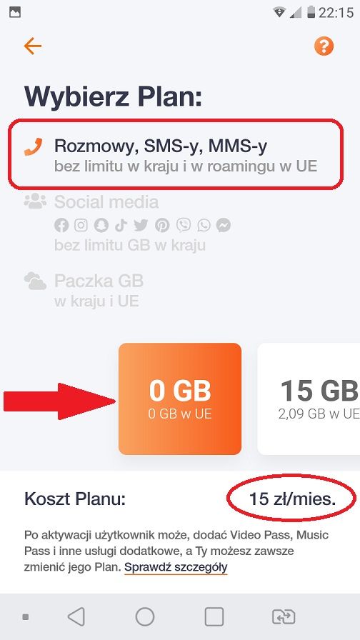 Flex Rodzina - Dodatkowy numer Plan 15 - Nasz Orange - 174261