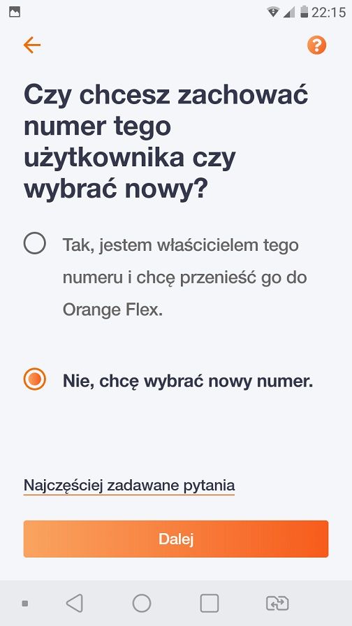 Flex Rodzina - Dodatkowy numer Plan 15 - Nasz Orange - 174261