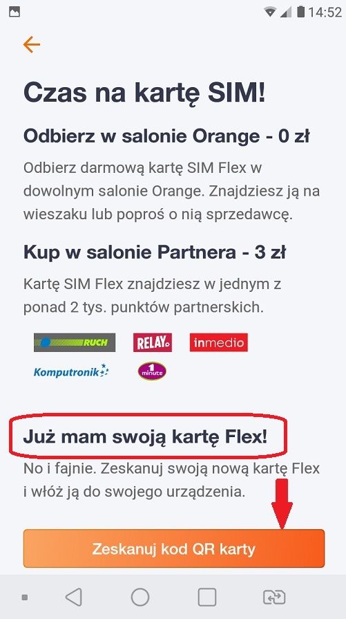 Flex Rodzina - Dodatkowy numer Plan 15 - Nasz Orange - 174261