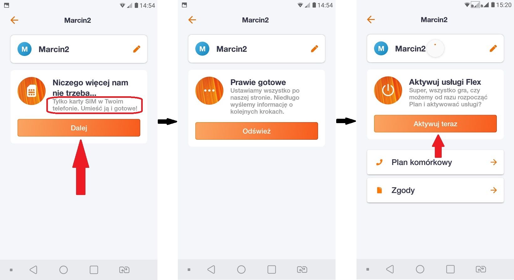 Flex Rodzina - Dodatkowy numer Plan 15 - Nasz Orange - 174261