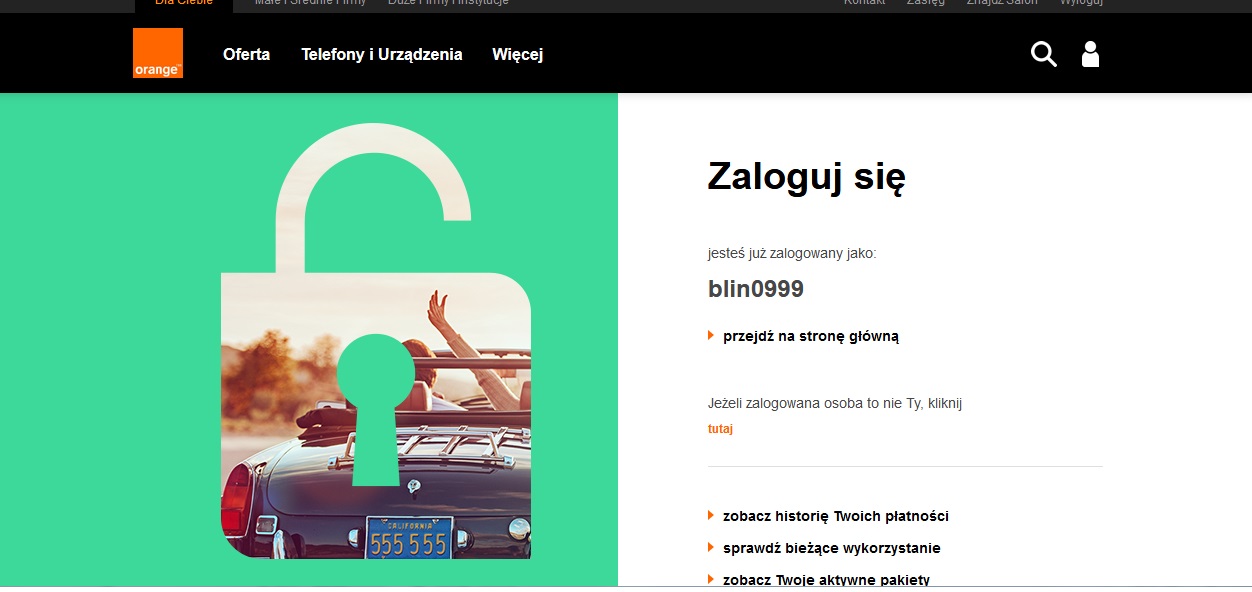 Rozwiązano: Moj Orange - nie posiadam numeru PESEL, natomiast przy rejestracji numer ...