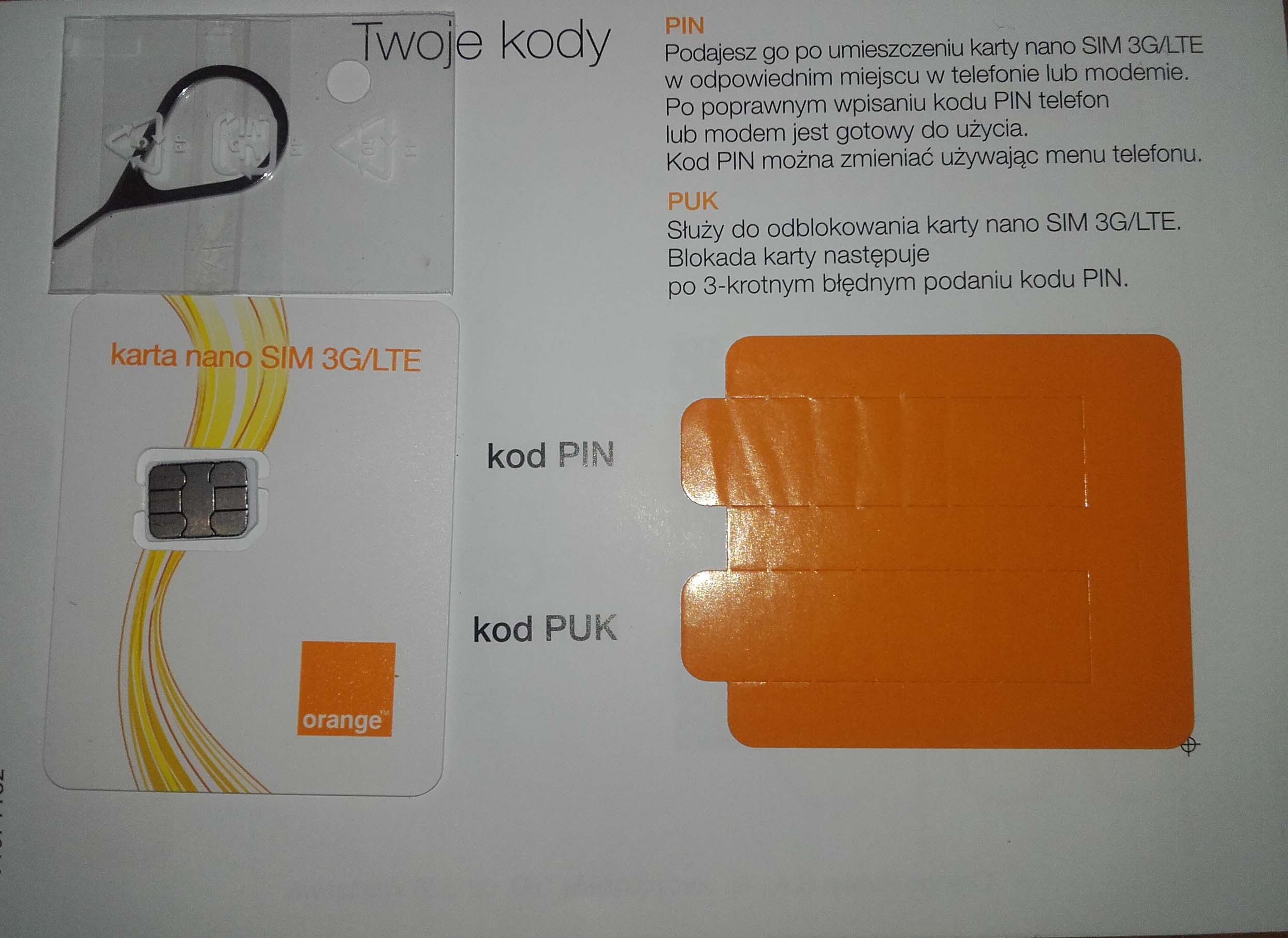 Karty SIM a podejście eko – logiczne, – nomiczne - Nasz Orange - 187467