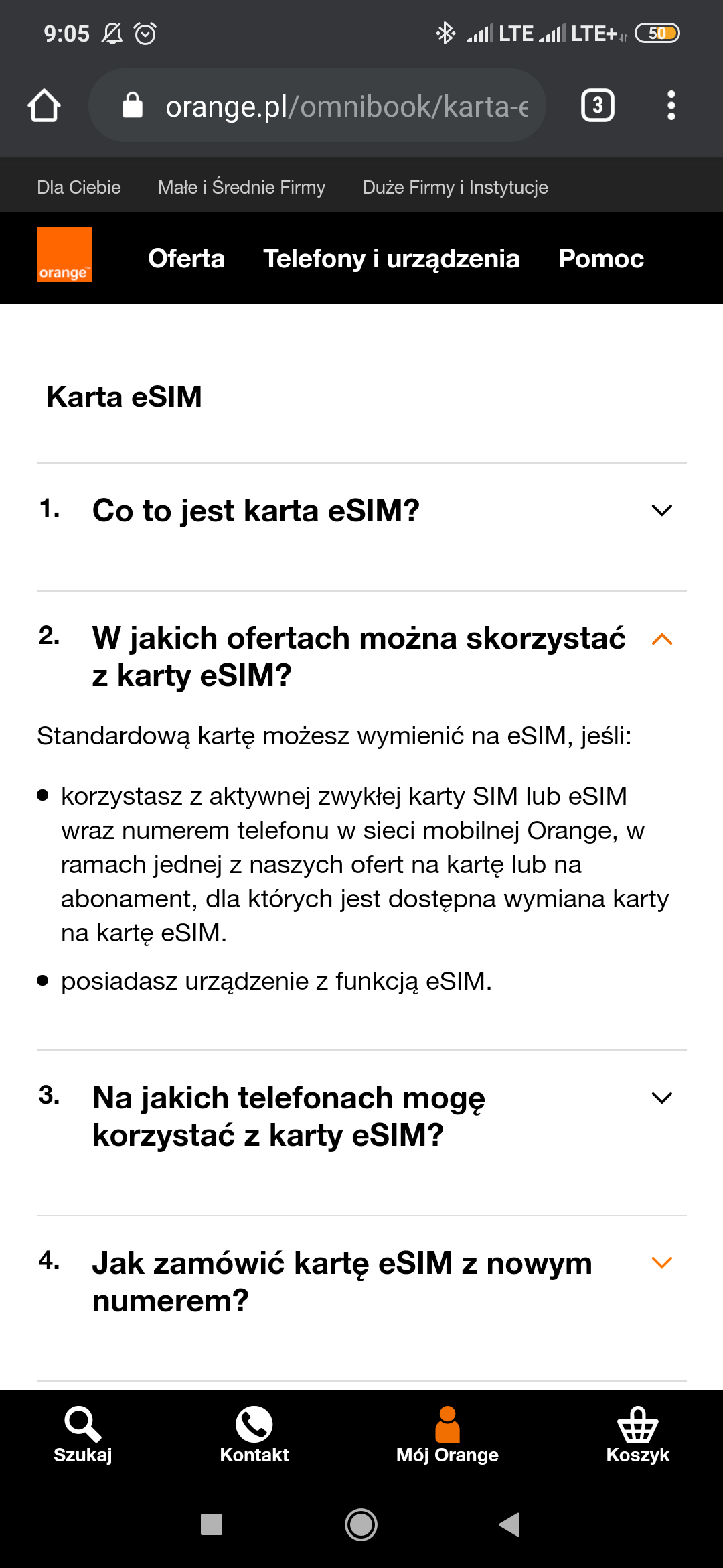 Mój Orange na stronie zepsuty po przeniesieniu do FLEX - Nasz Orange - 197084