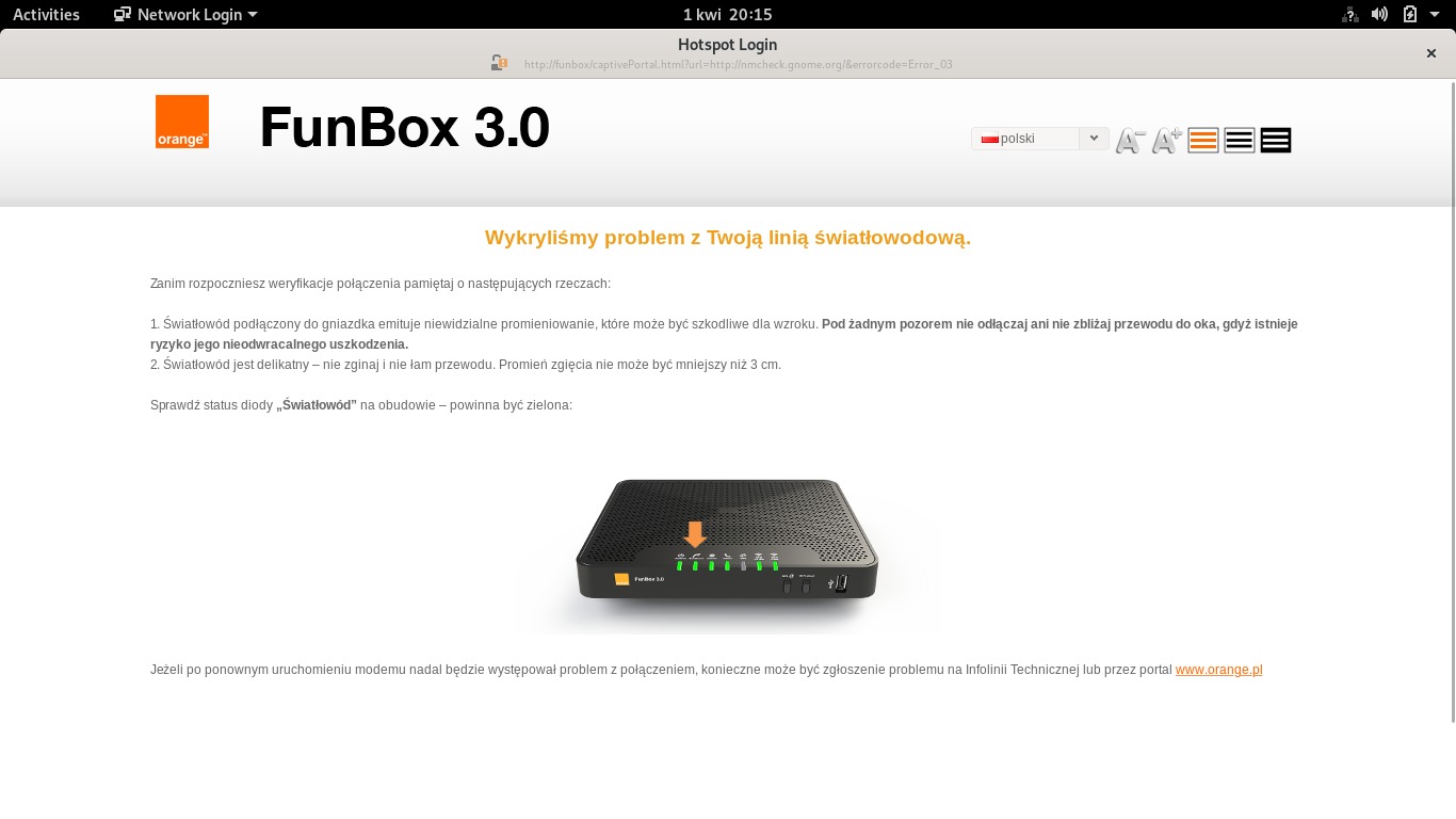 Rozwiązano: Zewnętrzny ONT w skrzynce, czy mogę użyć swój router ...
