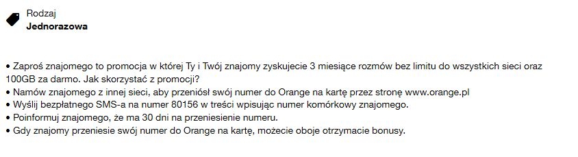 Przeniesienie numeru na kartę - promocja zaproś znajomego (3 miesiące rozmów i 100 GB) - Nasz ...