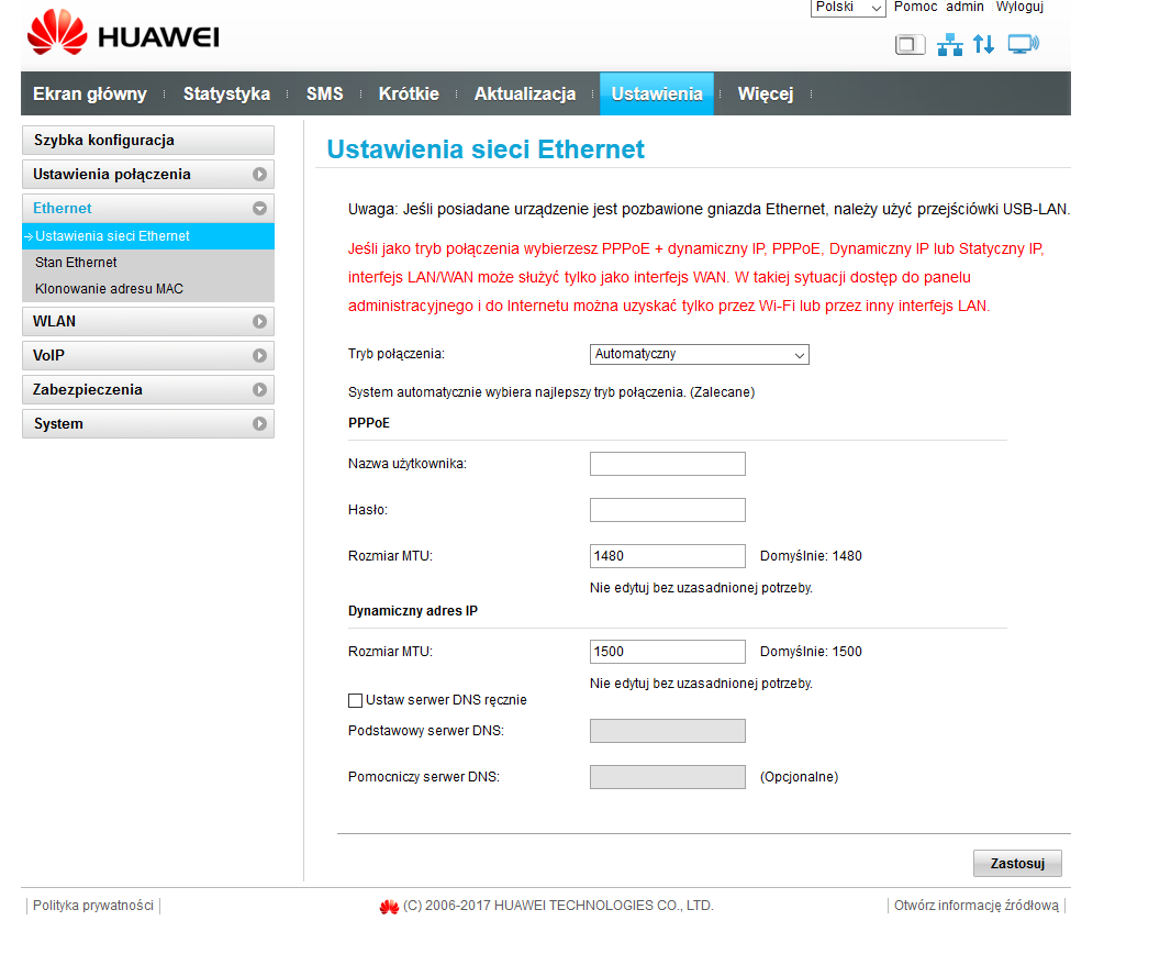 Zdalny dostęp do punktu dostępu - Nasz Orange - 256155