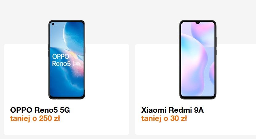 [oferta archiwalna] OPPO Reno5 Z 5G i Xiaomi Redmi 9A - oferta tygodnia ...