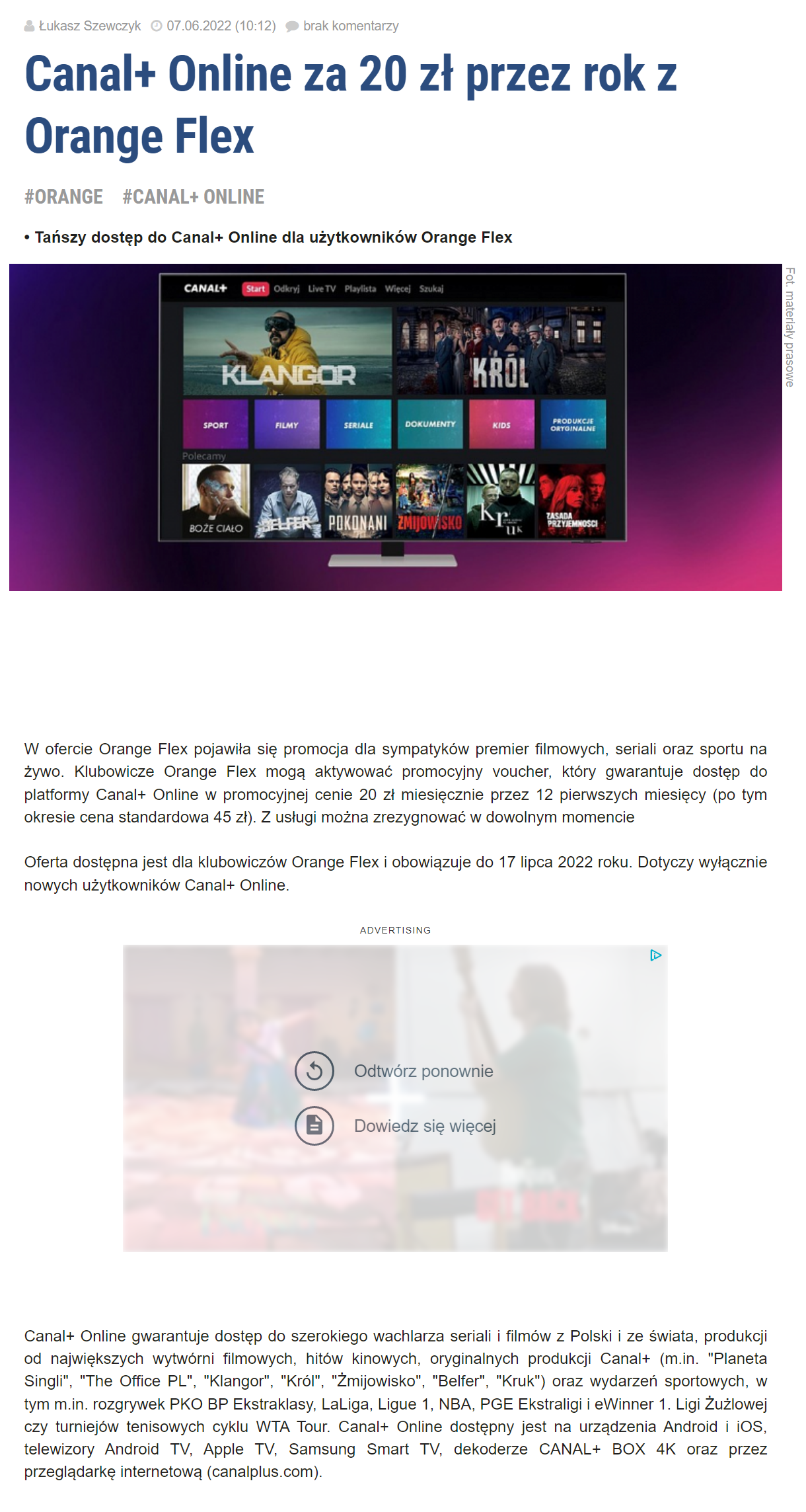 Promo na Canal+ z klubu Flex – Strona 2 - Nasz Orange - 315616