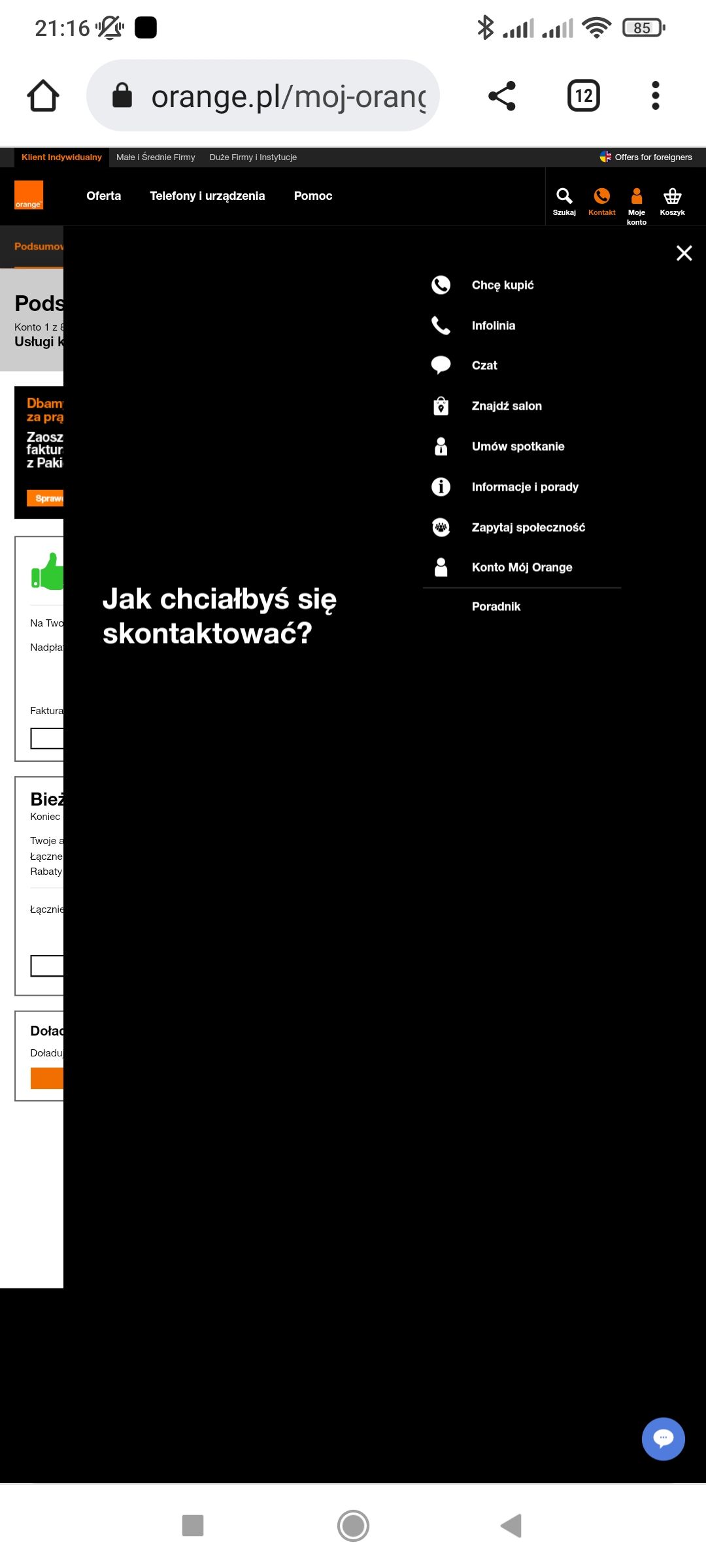 Rozwiązano: Od roku nie działa mi aplikacja Mój Orange - Nasz Orange - 328734