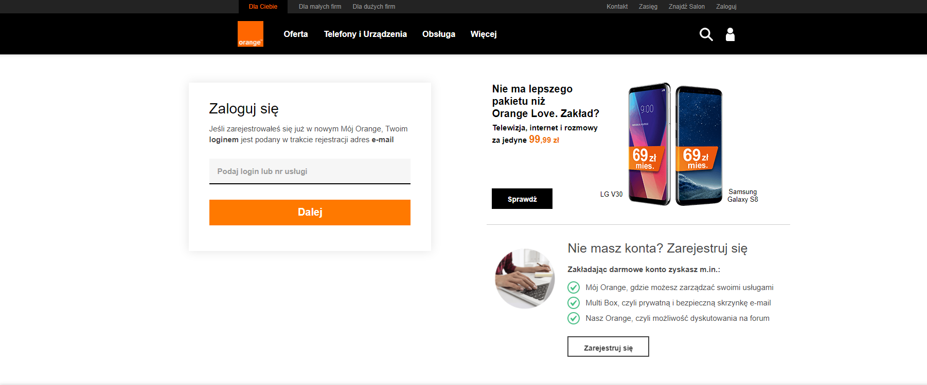 Rozwiązano: Zmiana emaila konta nowy Mój Orange - Nasz Orange - 83199